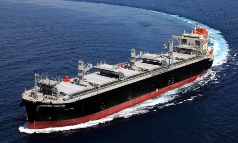 Mitsui OSK installs microplastic collection device on wood chip carrier ...