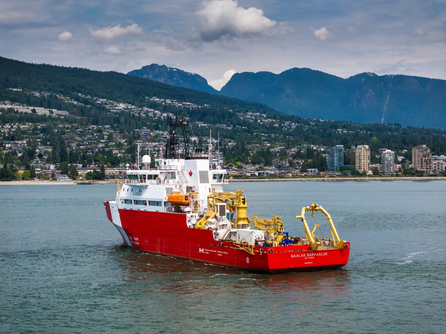 Seaspan begins sea trials for oceanographic science vessel - Maritime ...