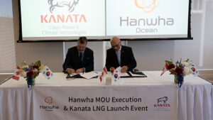 Strategic Hanwha-Kanata partnership for proposed floating LNG export ...